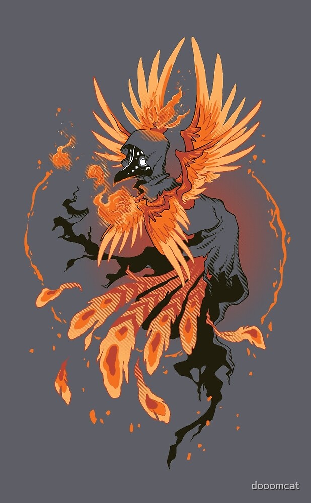 "Avian Arsonist" by dooomcat | Redbubble