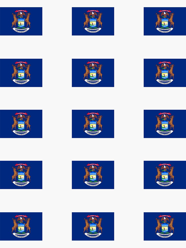"Michigan - Michigander Flag Pack" Sticker for Sale by FlagsWorld ...