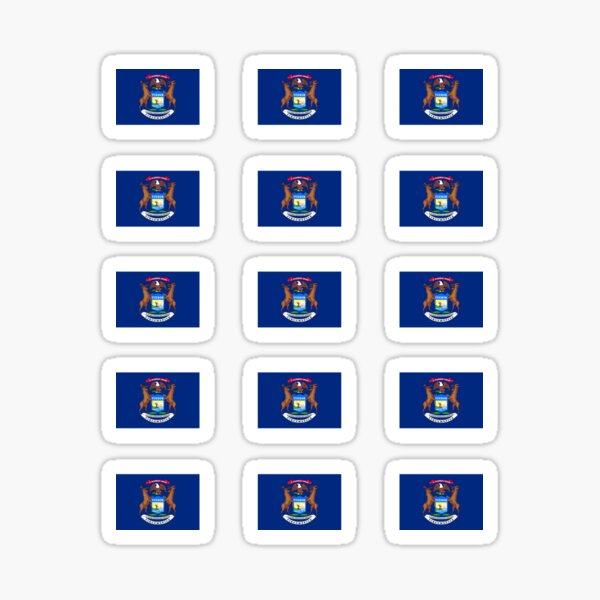 "Michigan - Michigander Flag Pack" Sticker for Sale by FlagsWorld ...