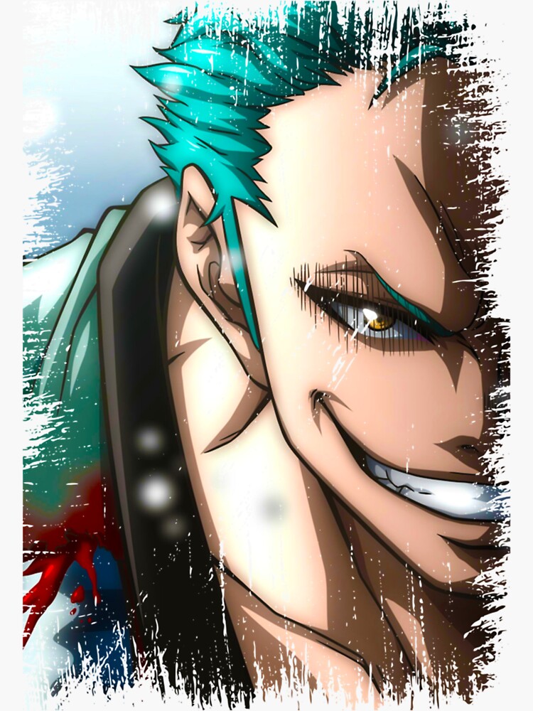 Roronoa Zoro Strawhat Pirates Mugiwara Crew One Piece Classic T Shirt Sticker For Sale By