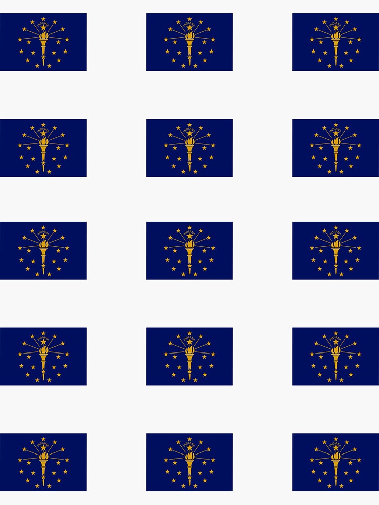 "Indiana - Hoosier Flag Pack" Sticker for Sale by FlagsWorld | Redbubble