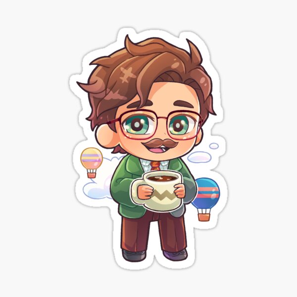 "Harvey - Stardew Valley" Sticker for Sale by SleepingSalad | Redbubble