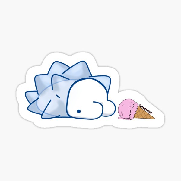 "Snom Ice Cream" Sticker for Sale by purrito-art | Redbubble
