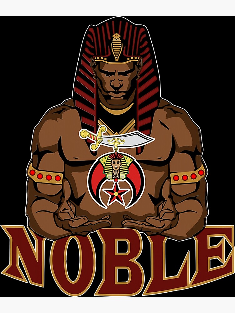 "Shriner Noble Masonic PHA Shriners Emblem Father's Day Gift" Poster ...