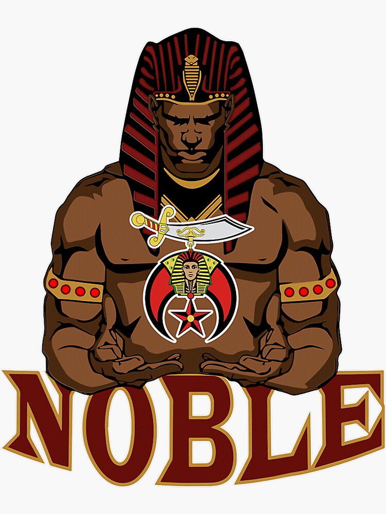 "Shriner Noble Masonic PHA Shriners Emblem Father's Day Gift" Sticker ...