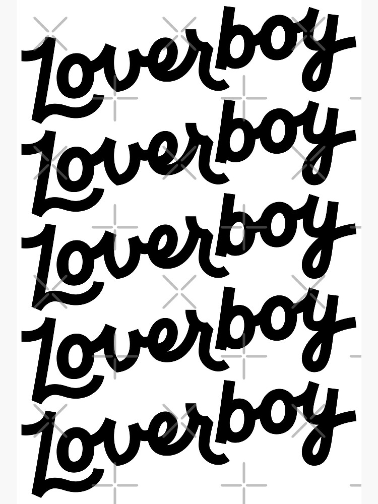 "Loverboy Merch Lover Boy Logo" Photographic Print for Sale by ...
