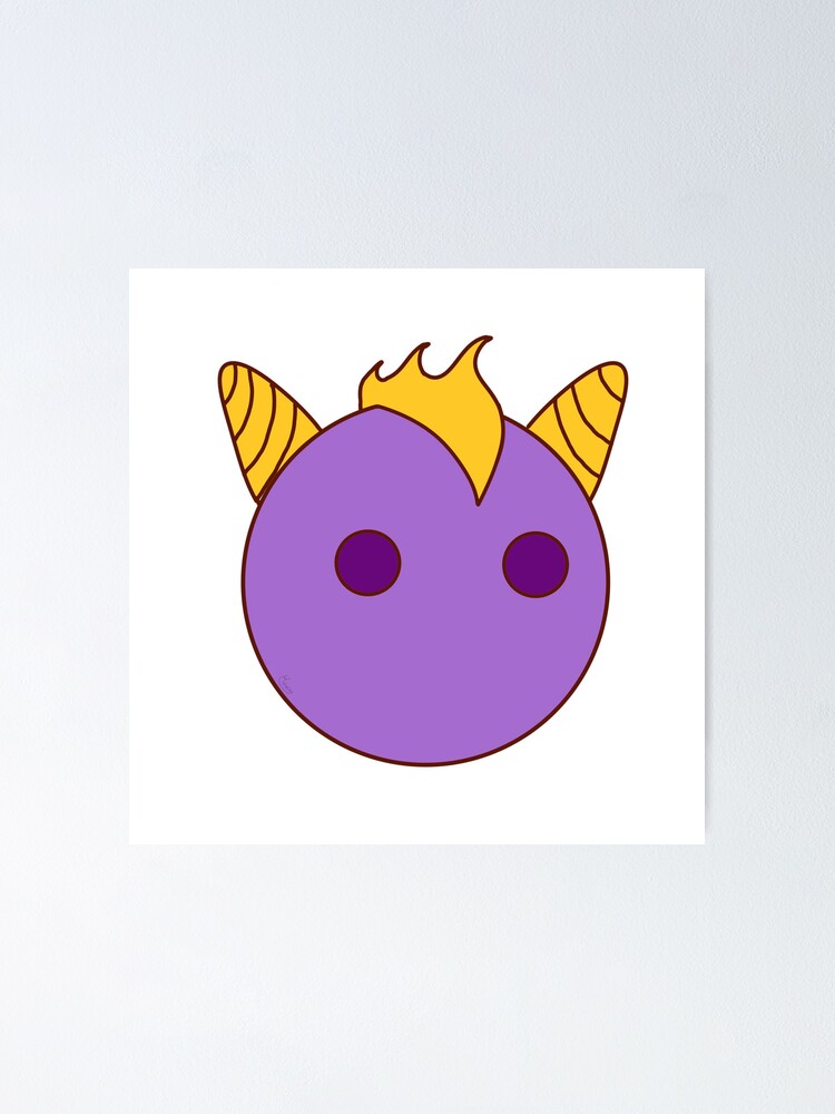 "Spyro the sticker" Poster for Sale by Kiriocity | Redbubble