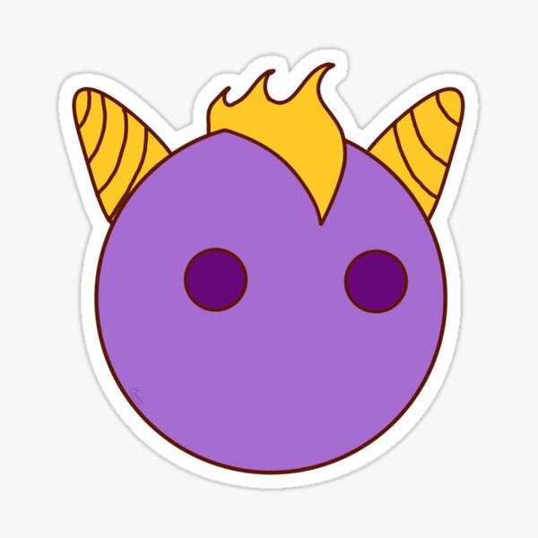 "Spyro the sticker" Sticker for Sale by Kiriocity | Redbubble
