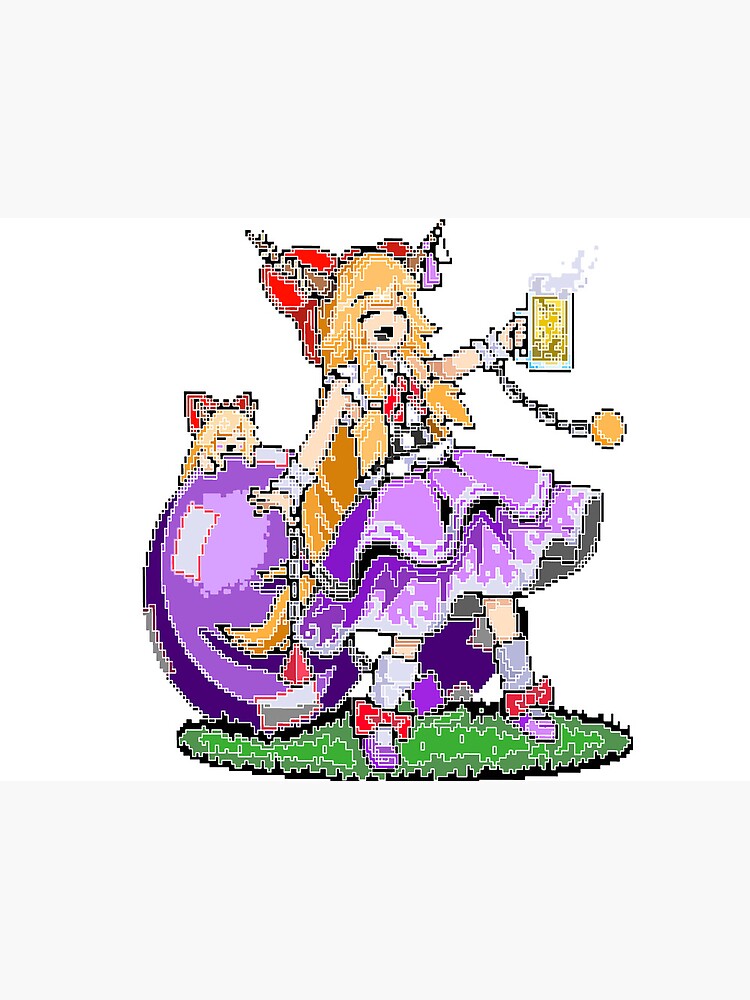 "Suika Ibuki (Touhou Project) Pixel Art" Art Print for Sale by ...