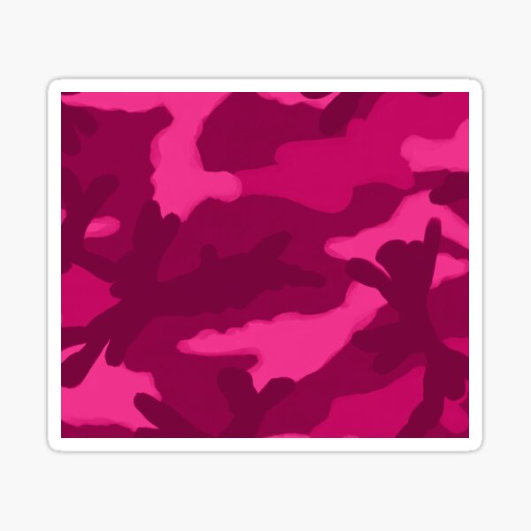 "PINK DESERT MILITARY CAMO CLASSIC " Sticker for Sale by GIVENGRACELIFE ...