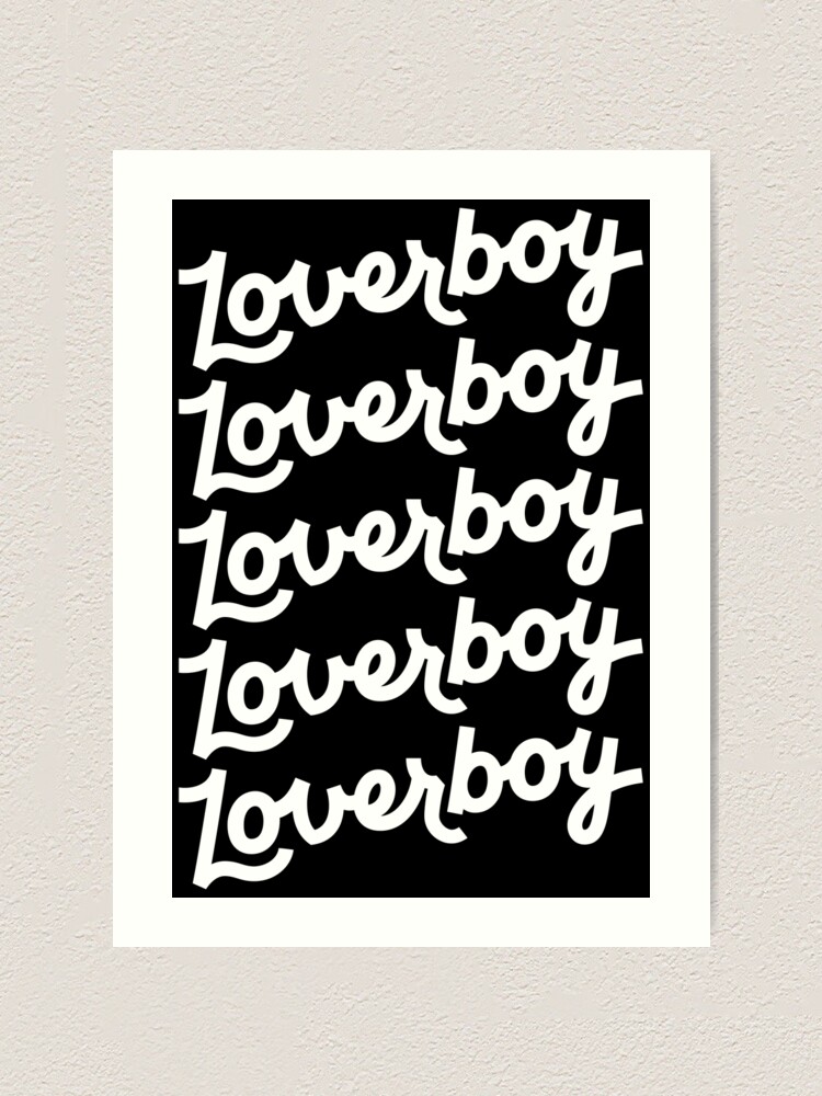 "Loverboy Merch Lover Boy Logo" Art Print for Sale by BenizMass | Redbubble