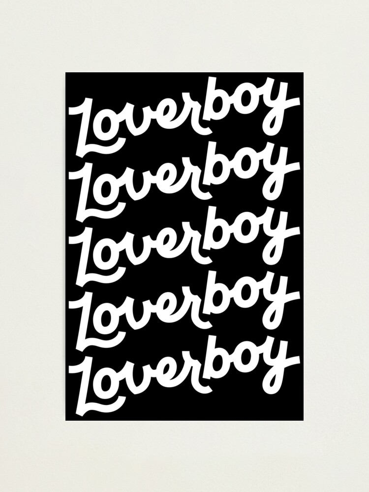 "Loverboy Merch Lover Boy Logo" Photographic Print for Sale by ...
