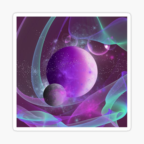 "Purple Planet.. An abstract design inspired by the solar system ...