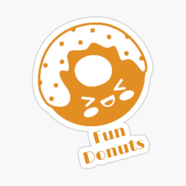 "fashion food funny donuts" Sticker for Sale by medgamine | Redbubble
