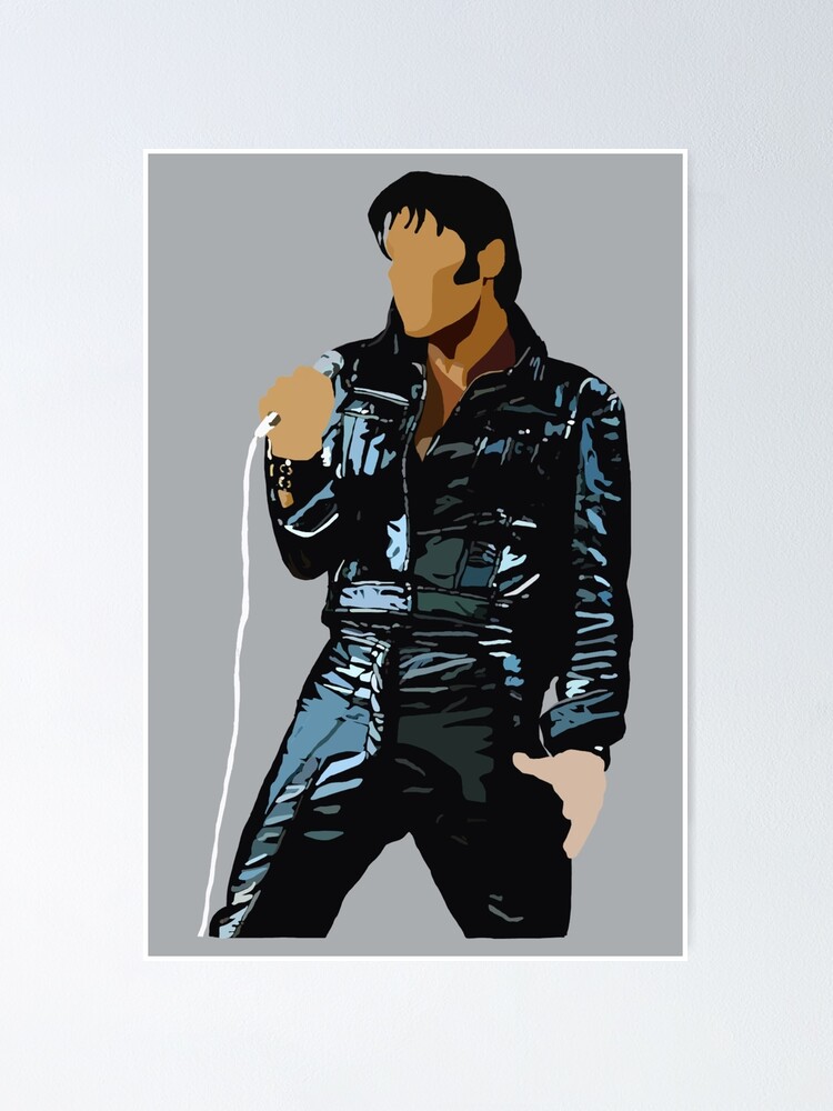 "Elvis Presley- 68 Comeback" Poster for Sale by artbysford | Redbubble