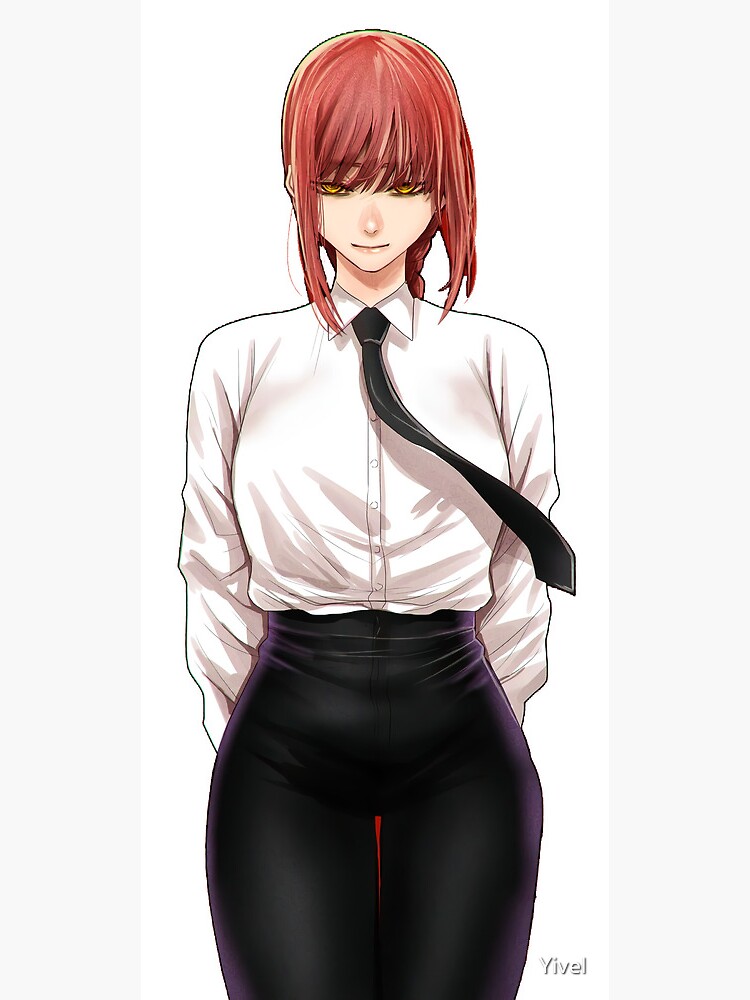 "Makima Chainsaw Man Front" Art Print for Sale by Yivel | Redbubble