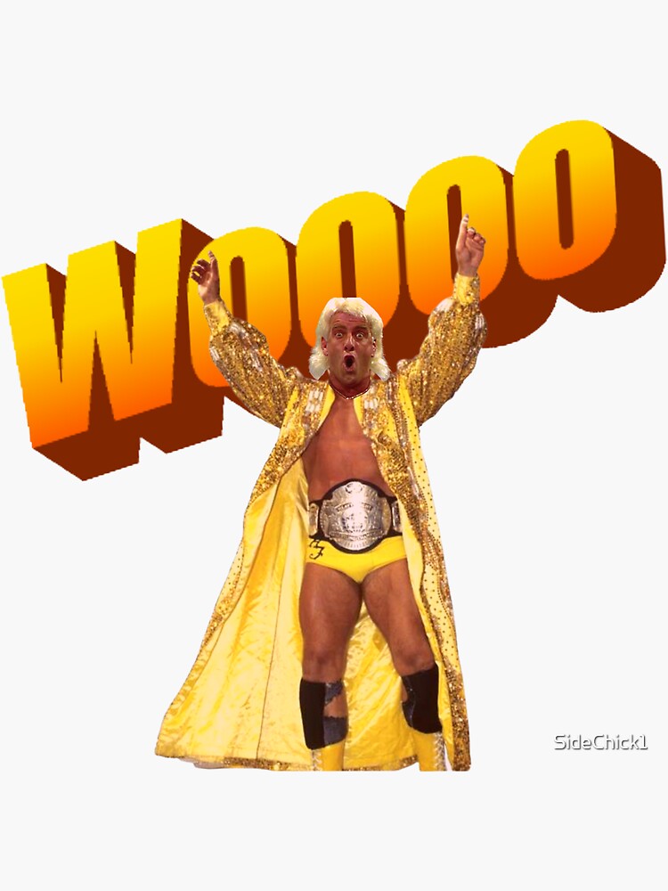 "Ric Flair" Sticker for Sale by SideChick1 | Redbubble