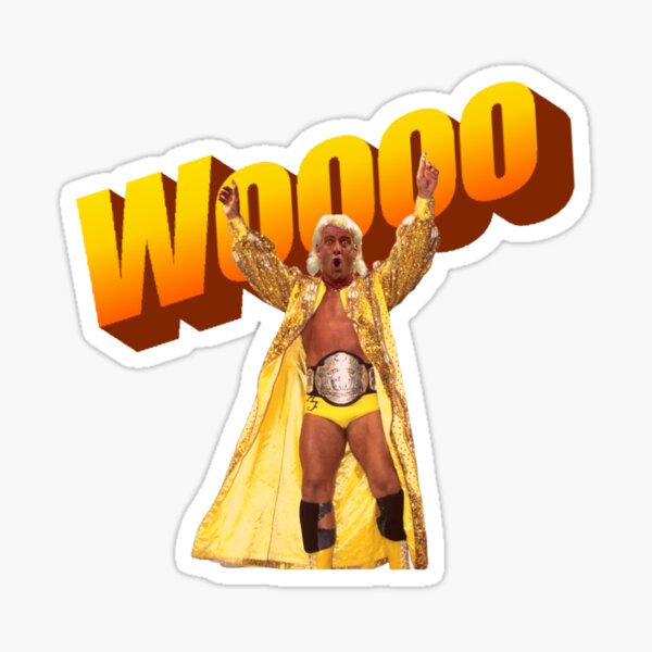 "Ric Flair" Sticker for Sale by SideChick1 | Redbubble