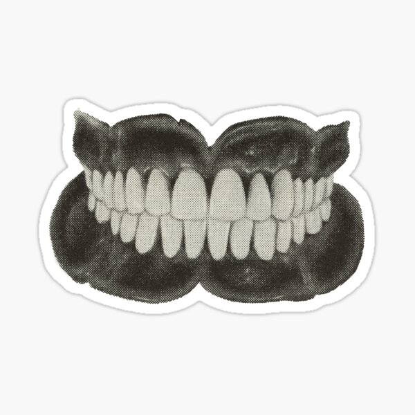 "Chompers" Sticker for Sale by twomen | Redbubble