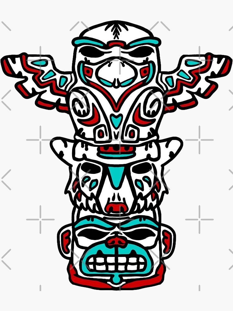 "Totem" Sticker for Sale by NateArtDesign | Redbubble