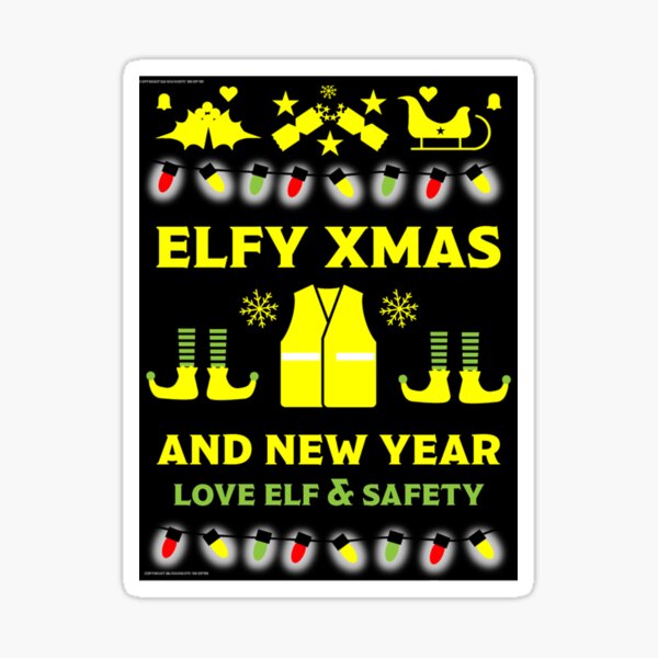 "Elf And Safety Xmas Sweater - Seasons Greetings - Health And Safety ...
