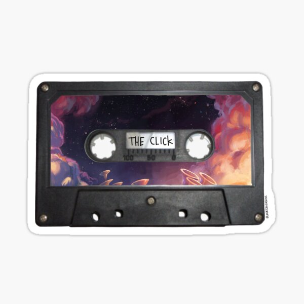 "AJR "The Click" Cassette Tape" Sticker for Sale by jadesjohnsons ...