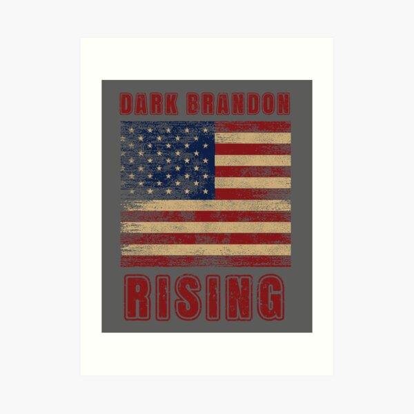 "Dark Brandon Rising Meme" Art Print by MoTeesMo | Redbubble