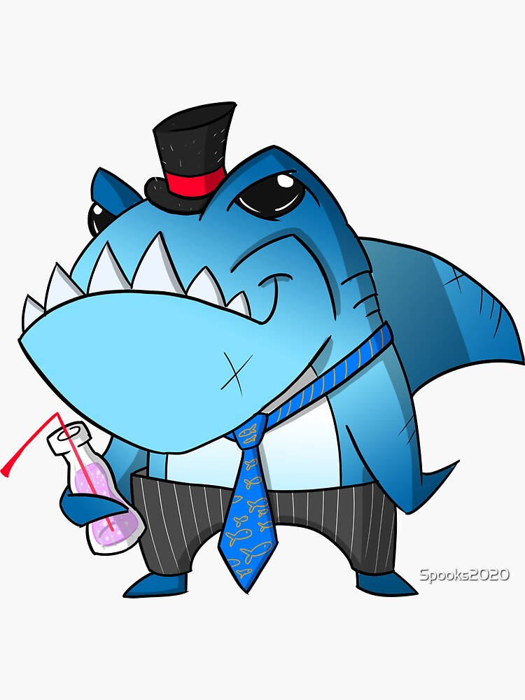 "Soda Shark" Sticker for Sale by Spooks2020 | Redbubble