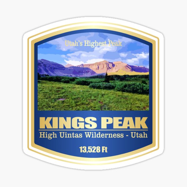 "King Peak (PF)" Sticker for Sale by curranmorgan | Redbubble