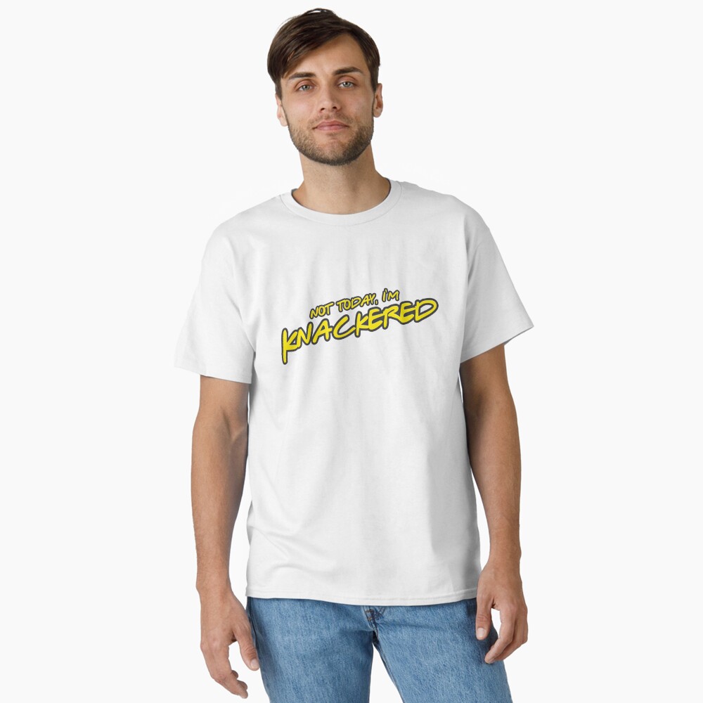 "Aussie British slang- KNACKERED meaning extremely tired" Sticker for ...