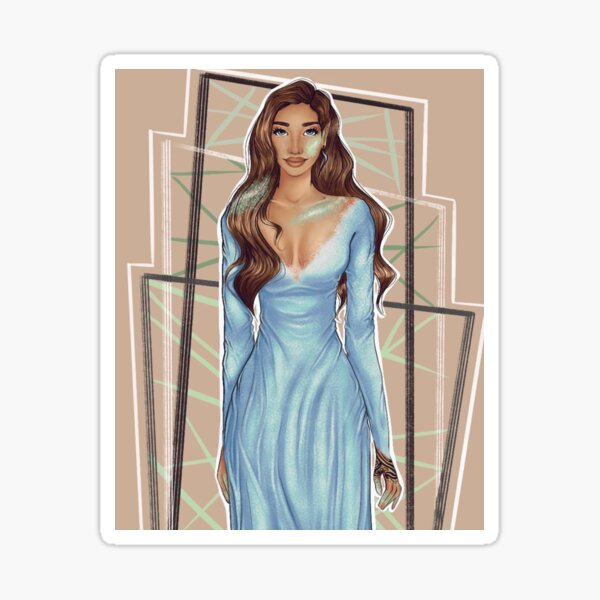 Acotar Fan Art Sticker For Sale By Danielcoursey Redbubble