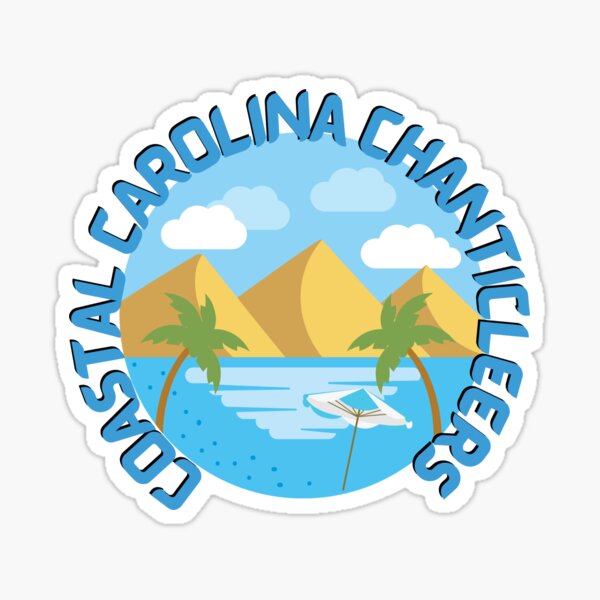 "Coastal Carolina" Sticker for Sale by leftyconceptops | Redbubble