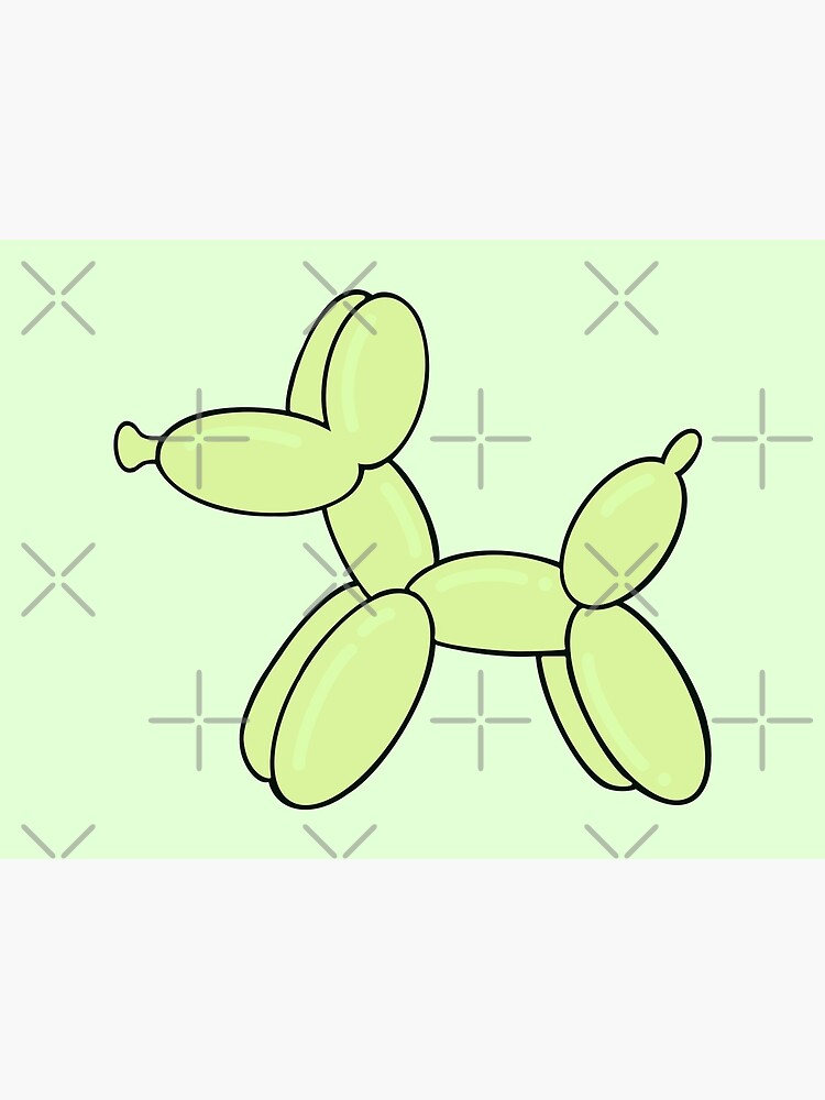 "Light Green Balloon Dog" Poster for Sale by fellowArtist2 | Redbubble