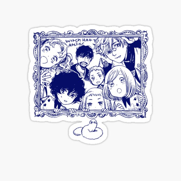 "Tongari boushi no atelier - witch hat atelier" Sticker for Sale by ...