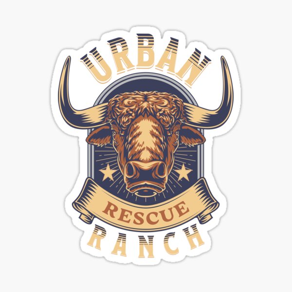 "Urban Rescue Ranch" Sticker for Sale by zeg-shop | Redbubble