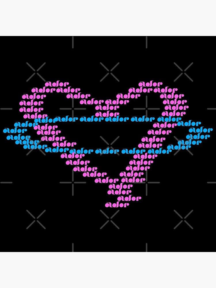 "NewJeans Ador Label Merch Heart Logo" Poster for Sale by xenocene ...