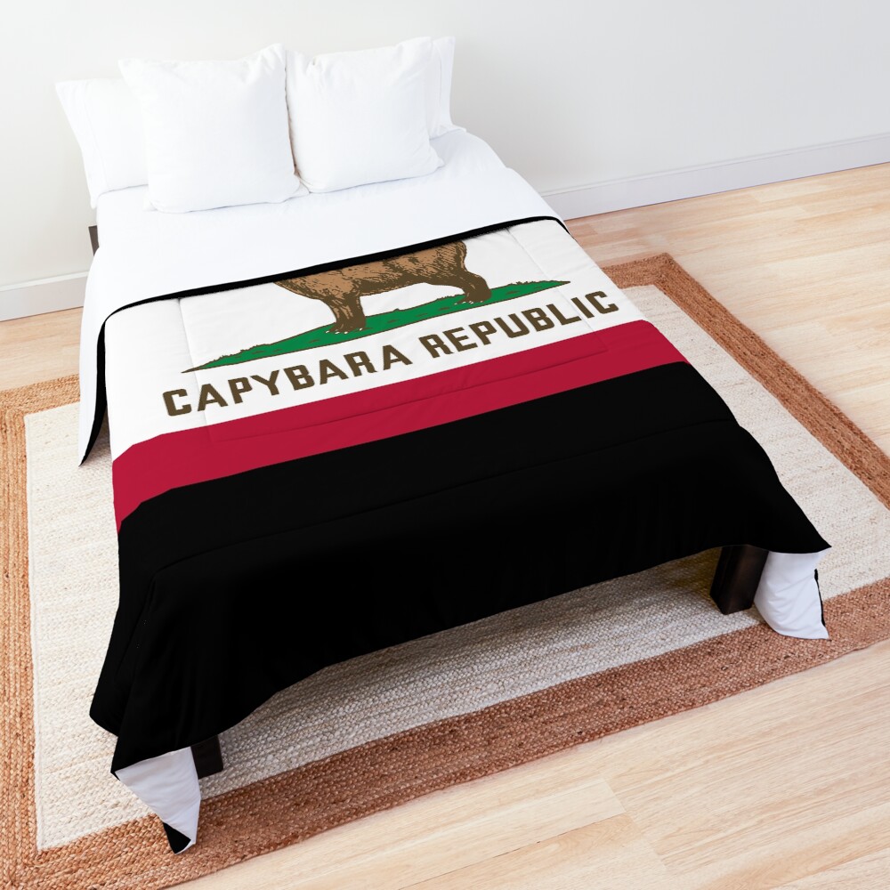 "Capybara Republic (on black)" Poster for Sale by Groenendijk | Redbubble
