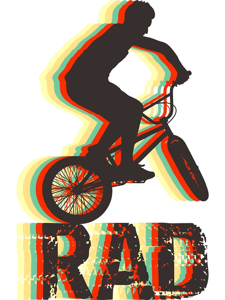 "Bmx Retro 1980s Rad " Poster for Sale by ChelseaSlater | Redbubble