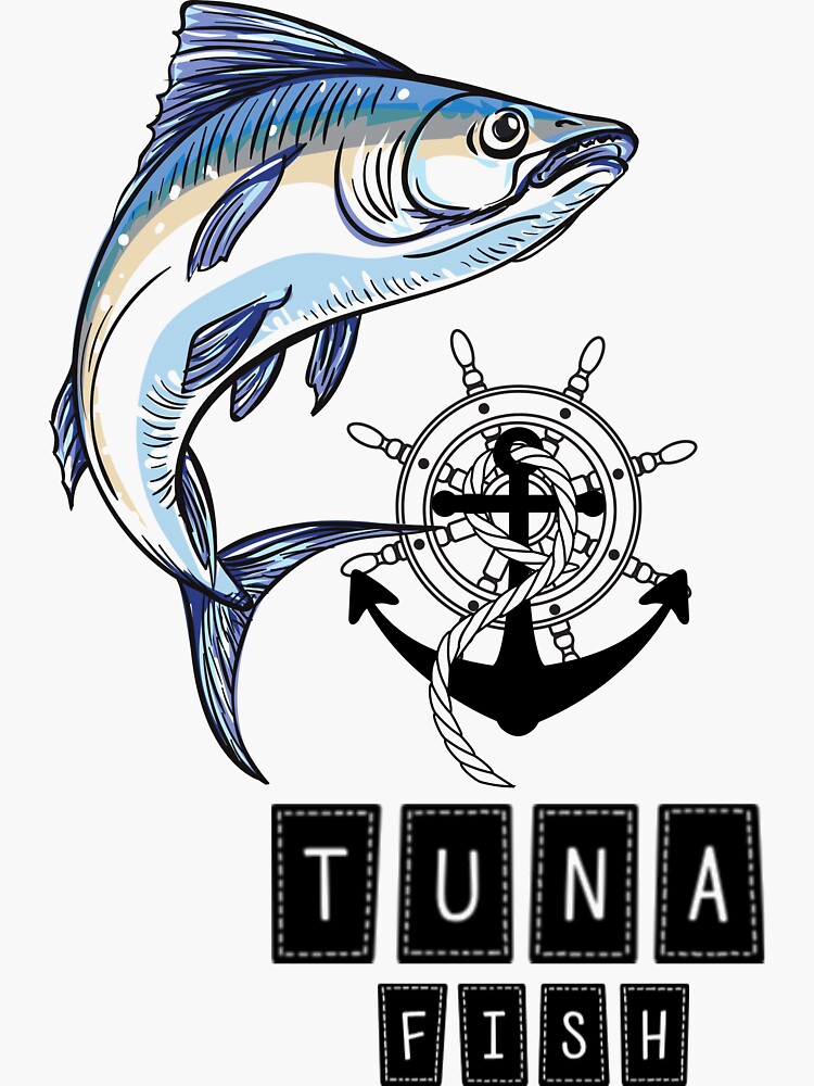 "tuna fish" Sticker for Sale by djalal07 | Redbubble