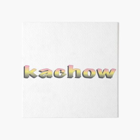 "kach" Art Board Print for Sale by emmapaige17 | Redbubble