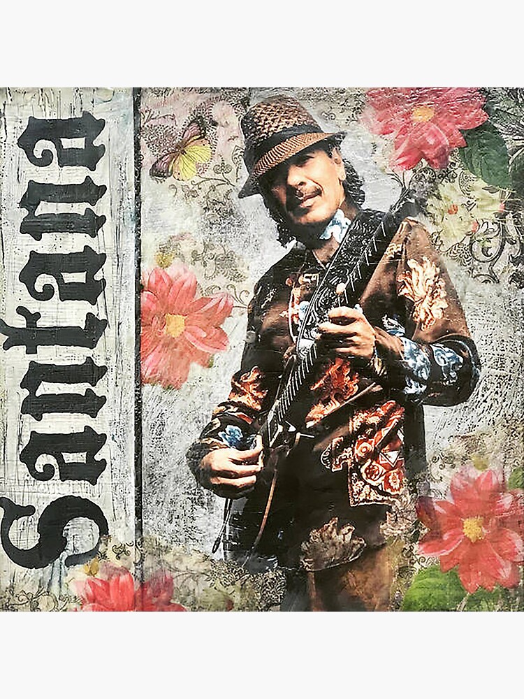 "santana angel" Sticker for Sale by williammonroy27 | Redbubble