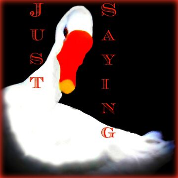 "Just Say'n" Sticker for Sale by Vince Scaglione | Redbubble