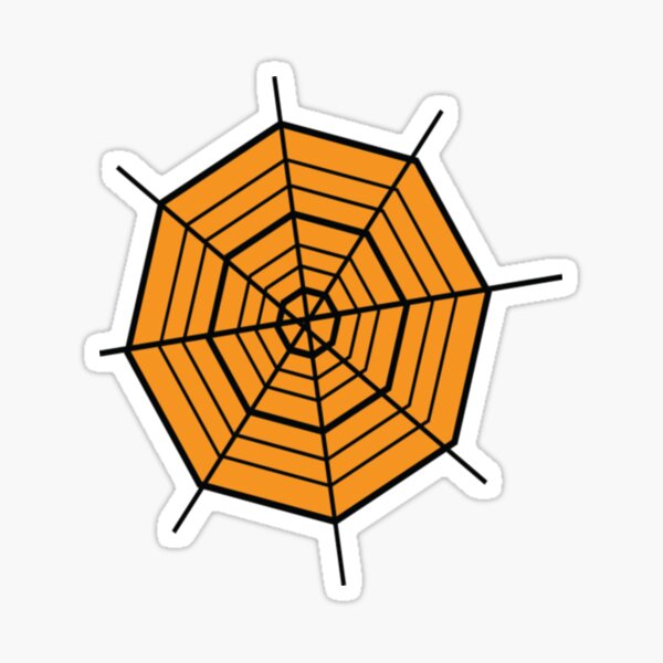 "Cobwebs" Sticker for Sale by JustPeacockEV | Redbubble