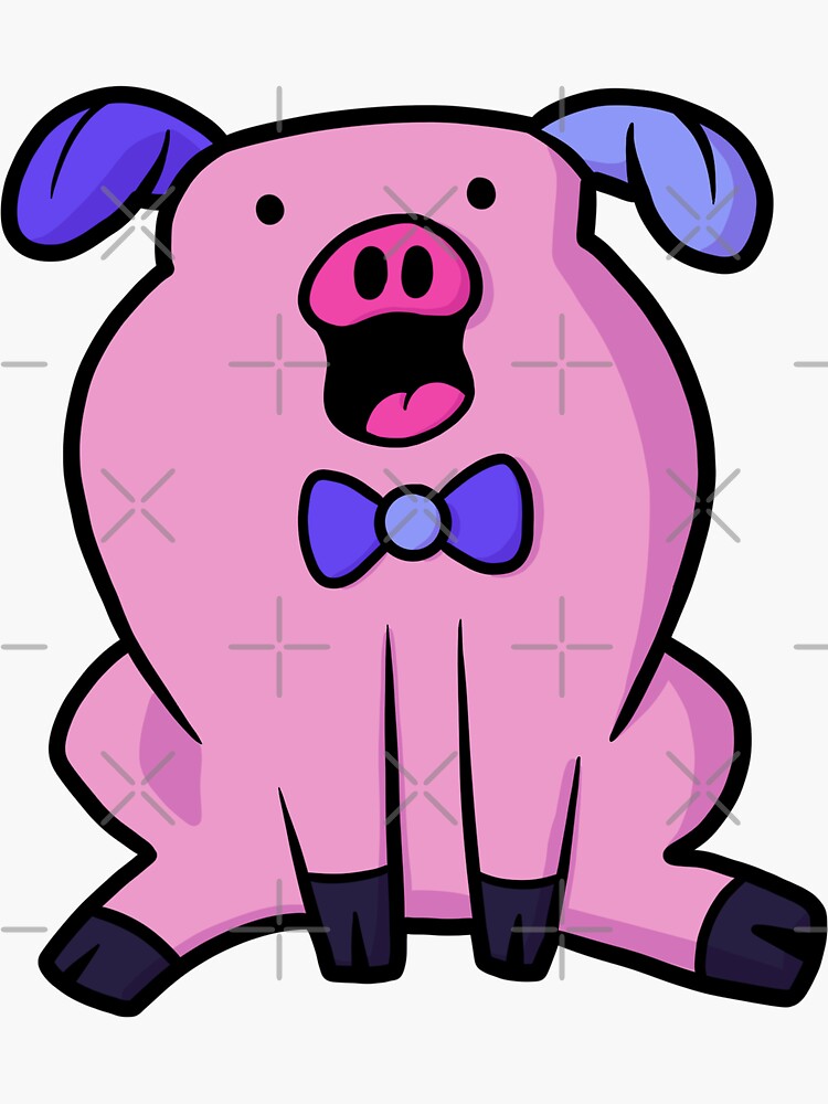 "Omni Pride Pig" Sticker for Sale by emkaycreates | Redbubble