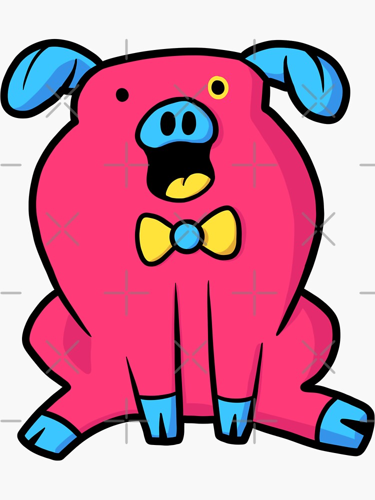 "Pan Pride Pig" Sticker for Sale by emkaycreates | Redbubble