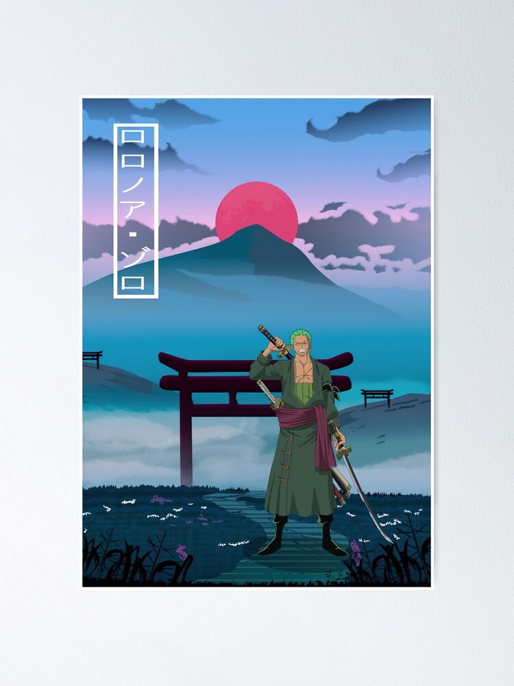 "roronoa zoro" Poster for Sale by StephanieBen | Redbubble