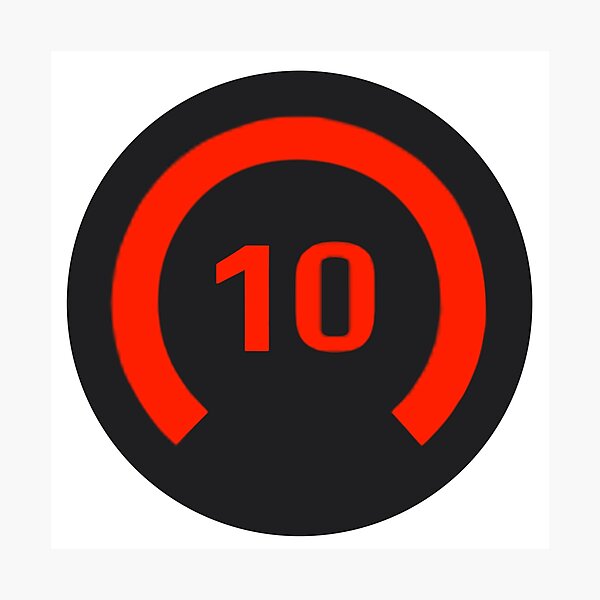 "Level 10 Rank CS:GO FACEIT (High Resolution)" Photographic Print for ...