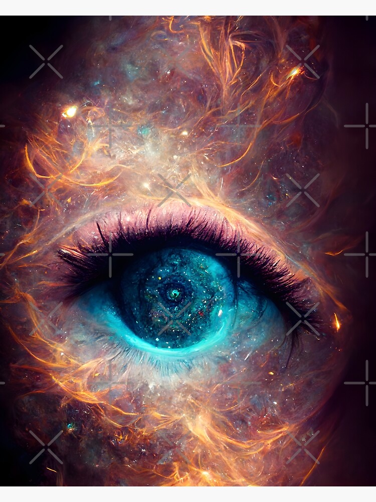 "Beautiful Nebula Space Eye" Poster for Sale by CastilloStyle | Redbubble