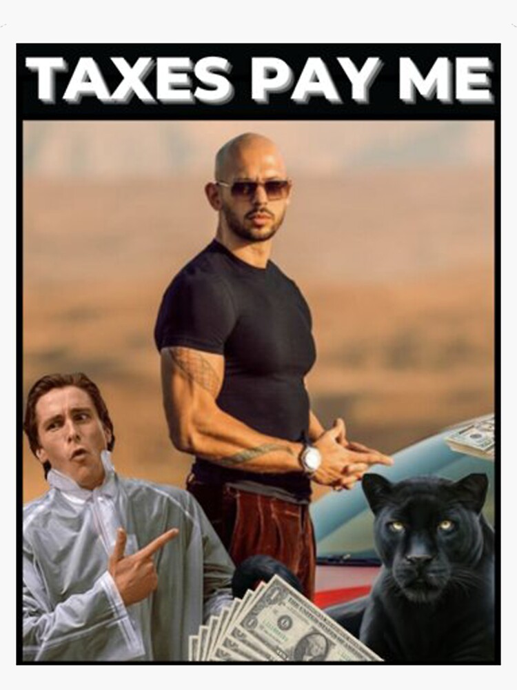 "andrew tate" Sticker for Sale by Egestuous | Redbubble