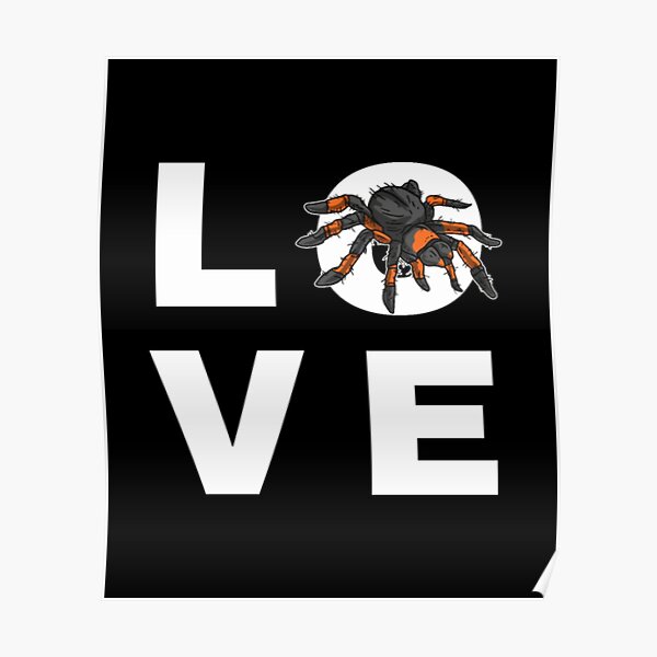 Poster « Amour Tarentule Redknee Araignée Pet Animal Arachnide », par ...